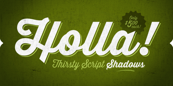 Thirsty Script Complete Package Fonts Thirsty Script Complete Package Fonts