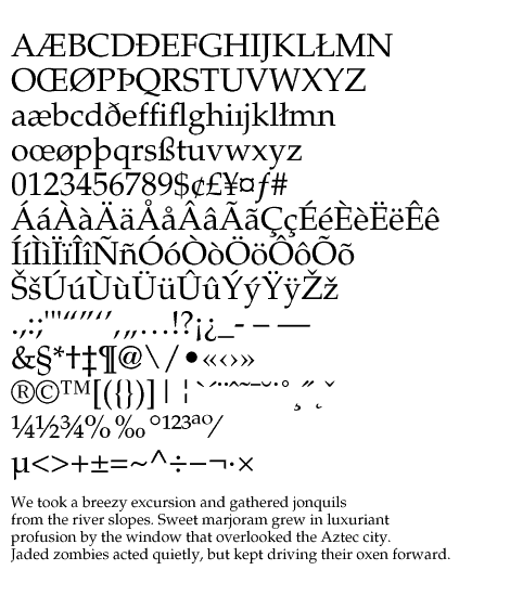 Adobe Palatino Regular Fonts « FontHaus